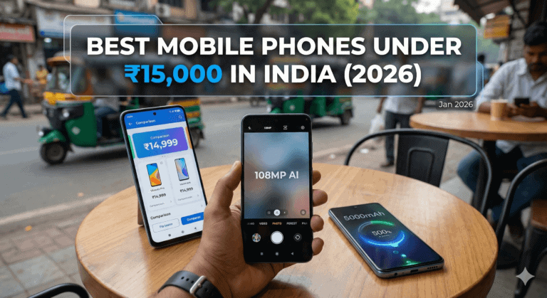 Best Mobile Phones Under 15000 In India (2026) – Top Picks
