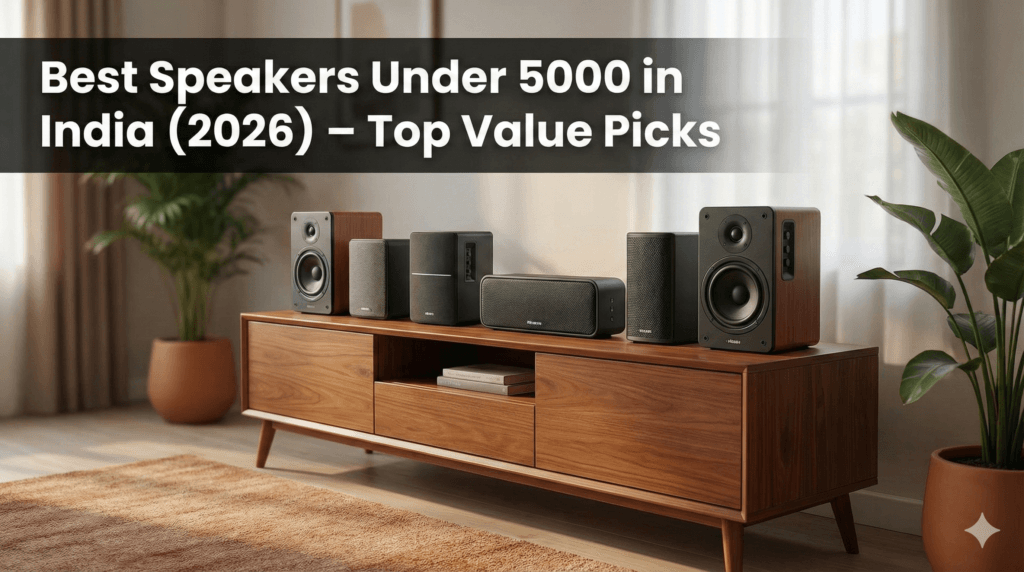 Best Speakers Under 5000 In India (2026) – Top Value Picks | Choicely.in